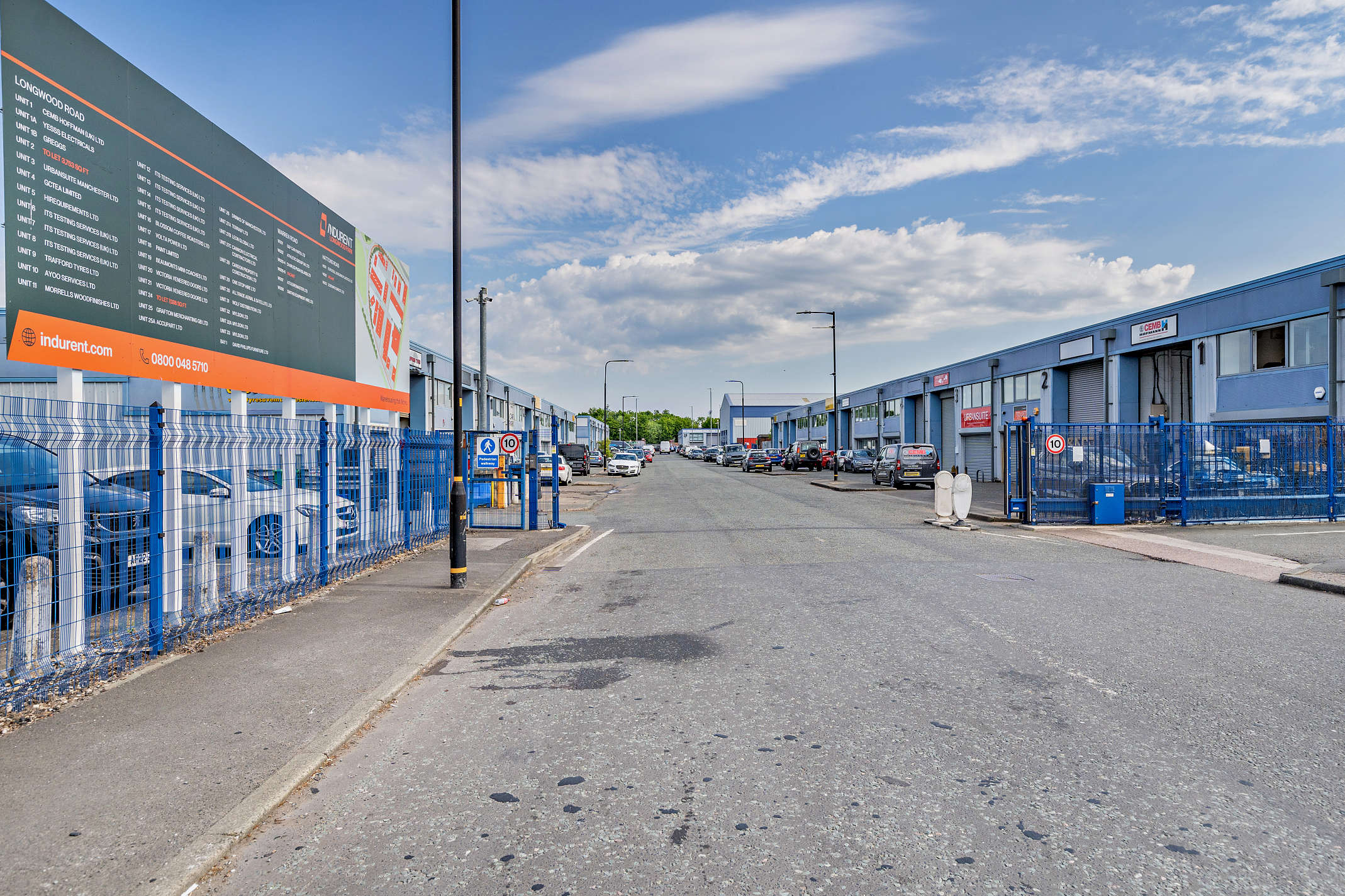 Longwood Estate Trafford Park - Industrial units in Manchester | Indurent